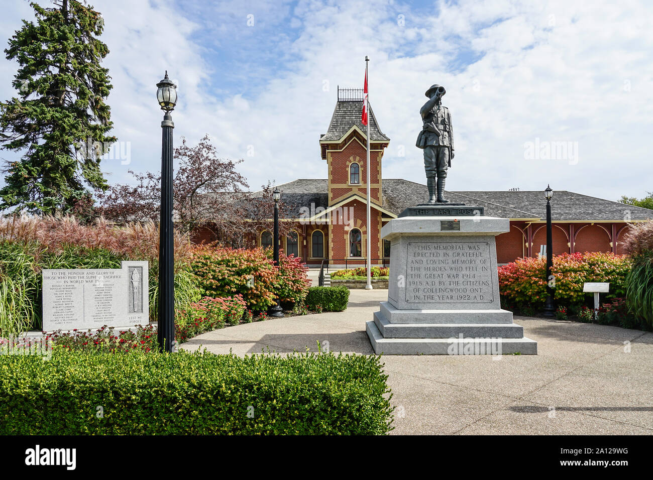 Converted Train Station and now Museum in Collingwood, Ontario, Canada ...