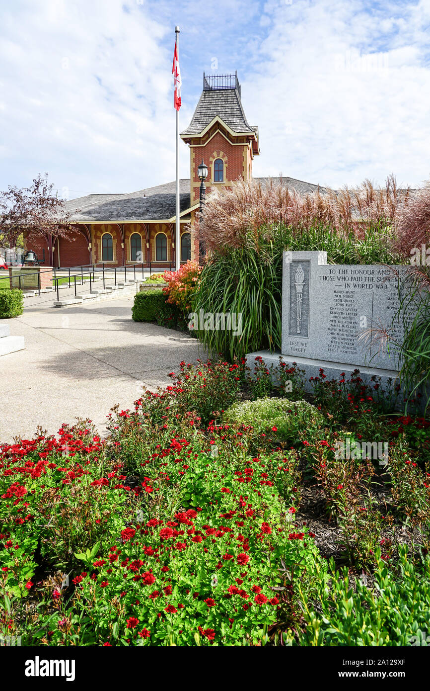 Converted Train Station and now Museum in Collingwood, Ontario, Canada ...