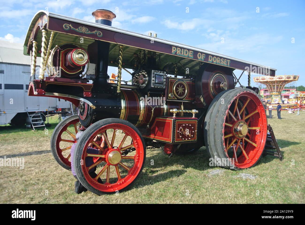 Burrell Agricultural TE " Pride of Devon " agricultural traction engine ...