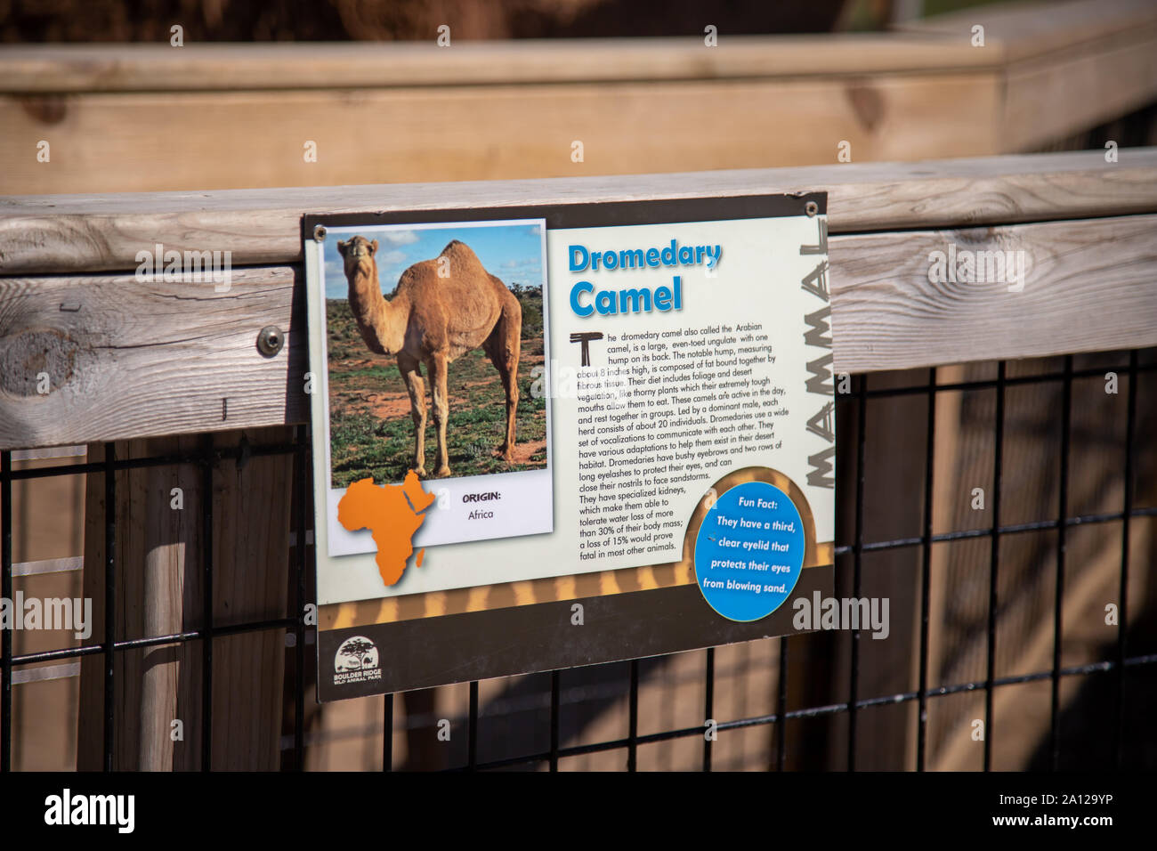 Zoo Exhibit Sign