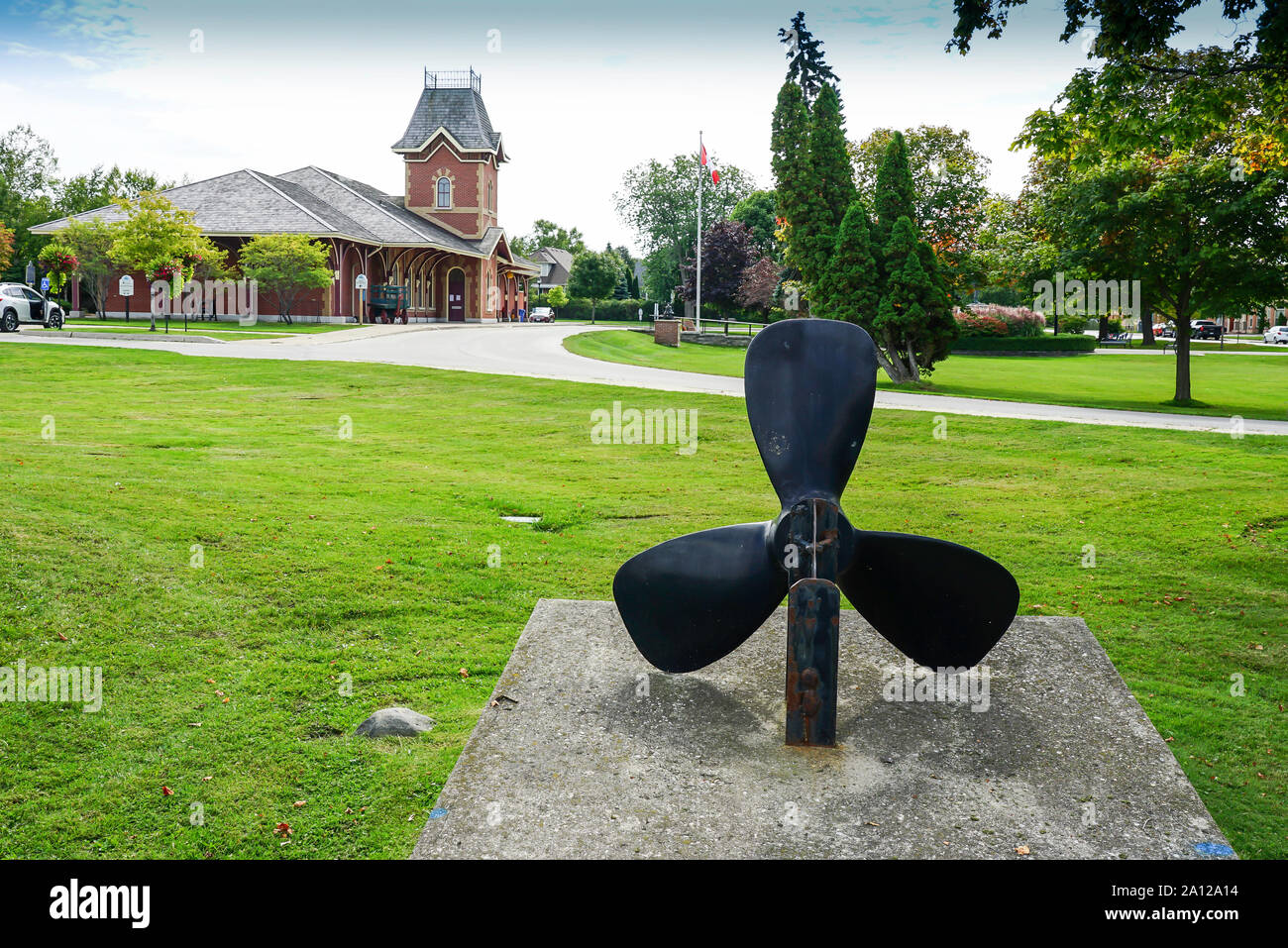 Converted Train Station and now Museum in Collingwood, Ontario, Canada ...