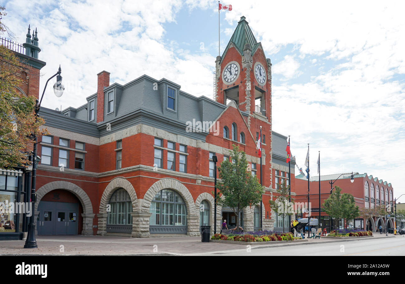 City Hall and Municipal Building in Collingwood, Ontario, Canada, North ...