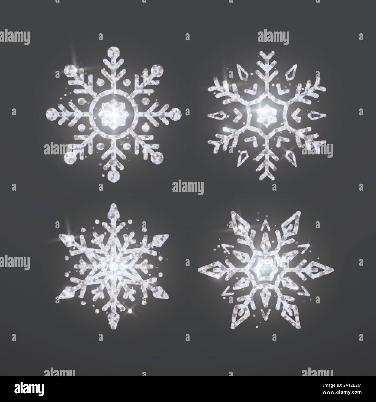 Shiny ornament crystal christmas Stock Vector Images - Alamy