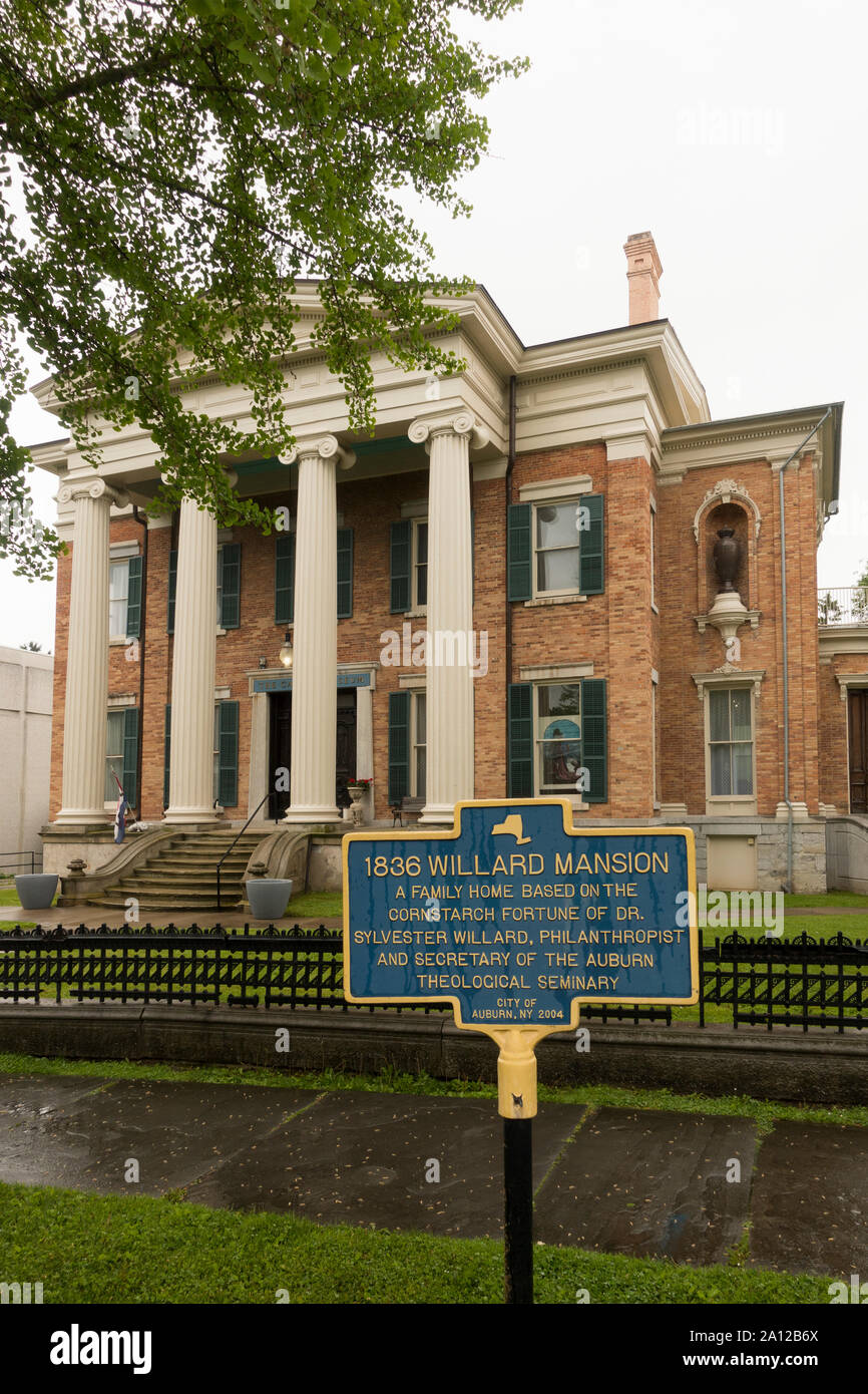 Cayuga Museum of History and Art Auburn NY Stock Photo - Alamy