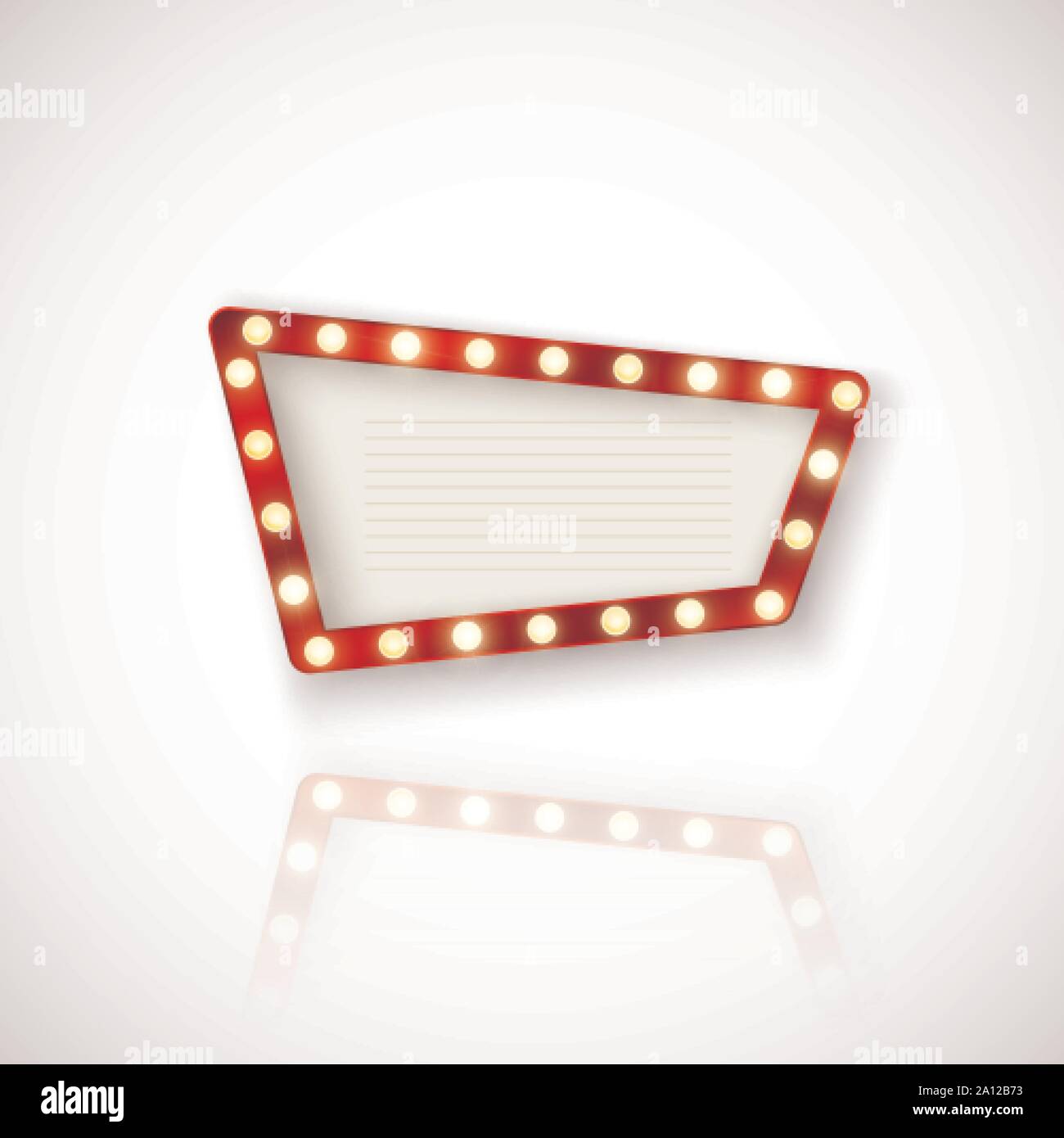 Marquee lights border hi-res stock photography and images - Alamy