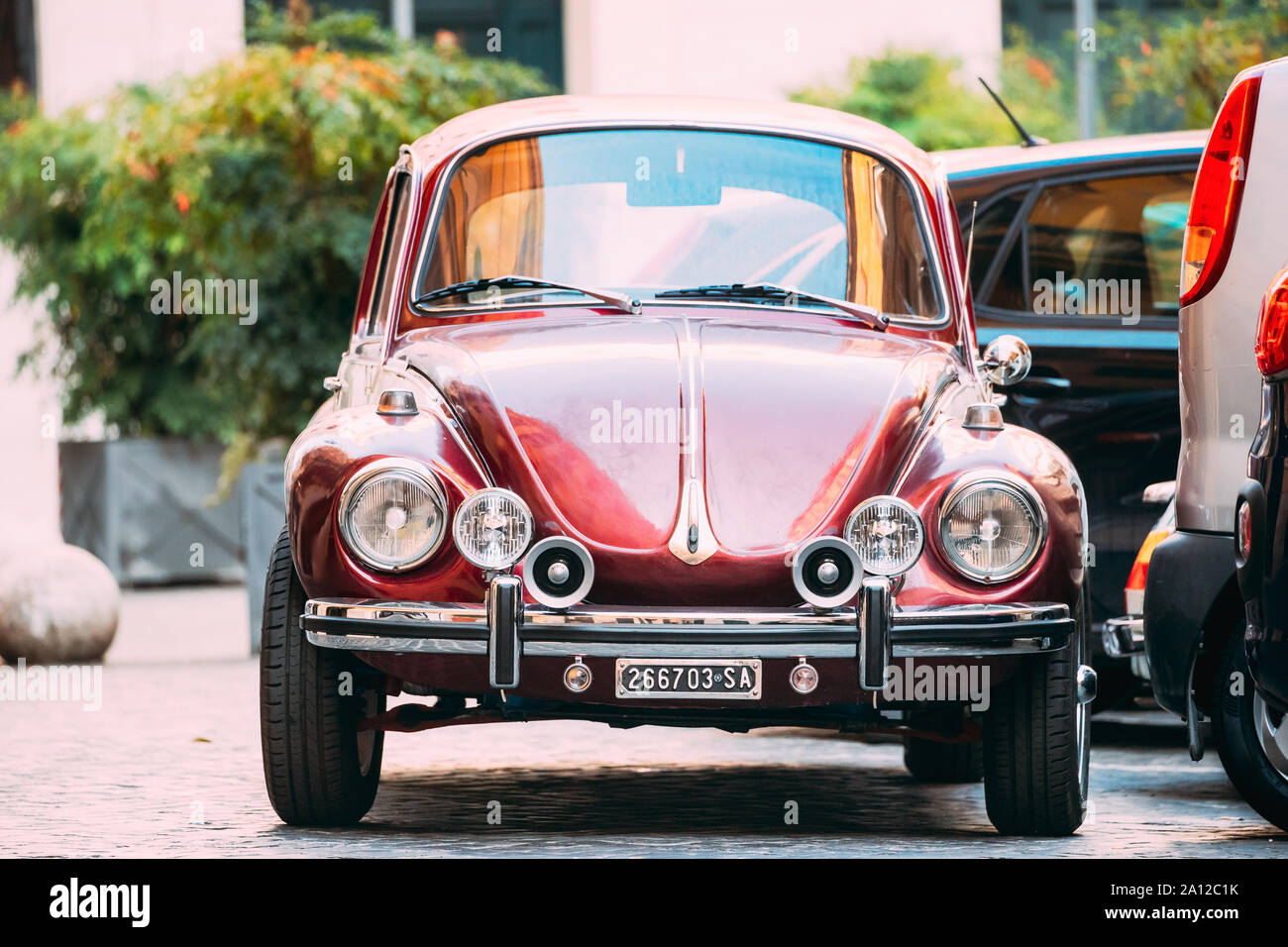 Old beetle front view hi-res stock photography and images - Alamy