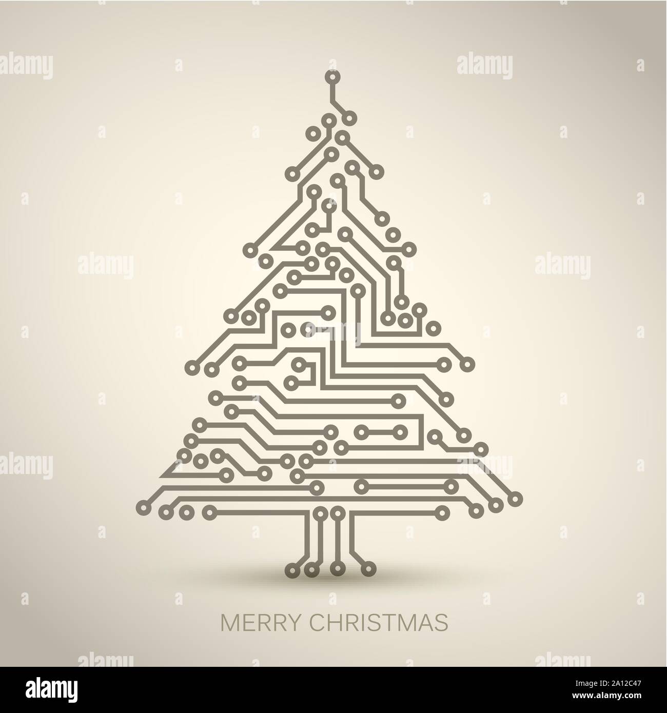 Hi tech christmas tree from digital hi-res stock photography and images ...