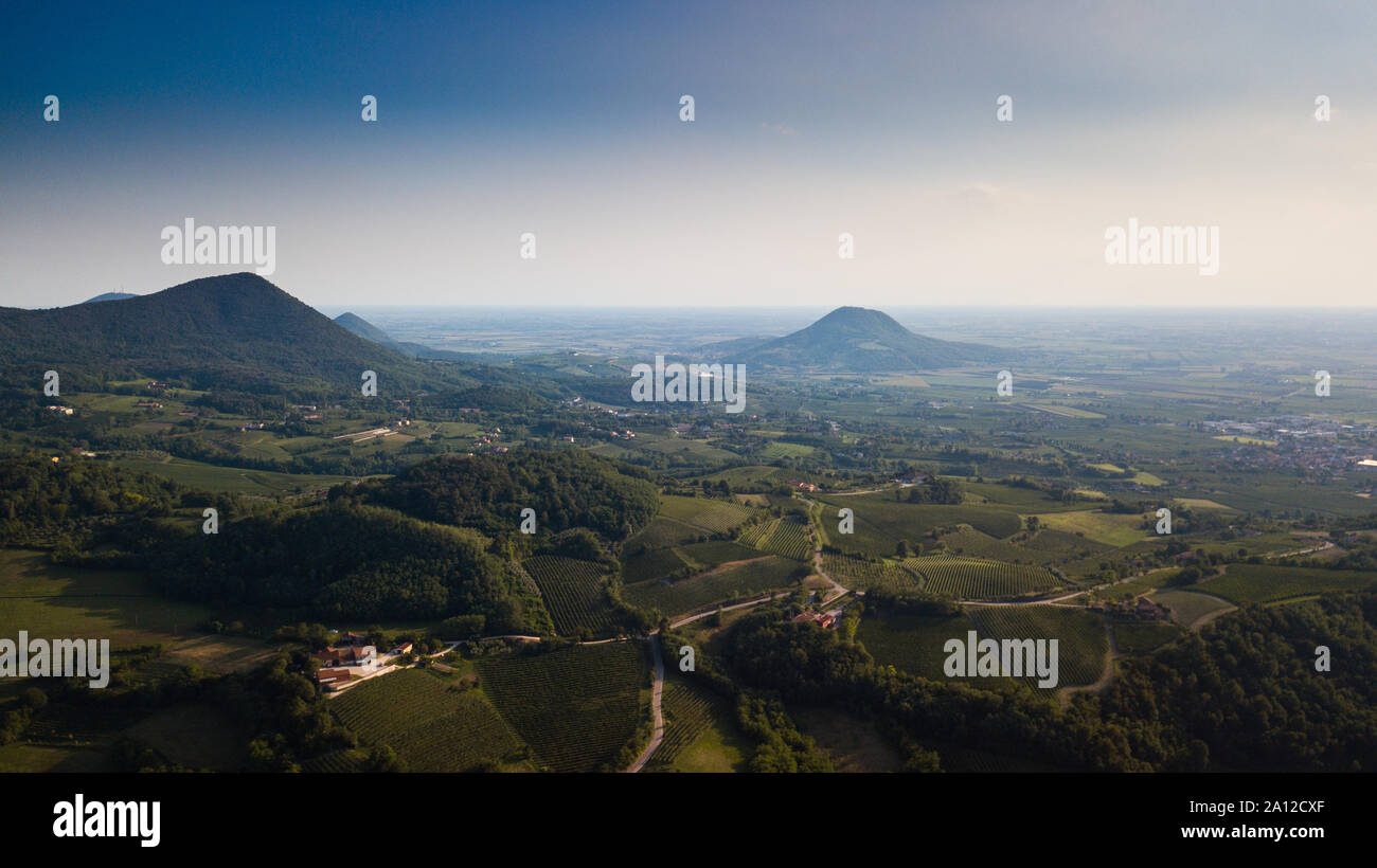 Panorama view colli euganei hi-res stock photography and images - Alamy