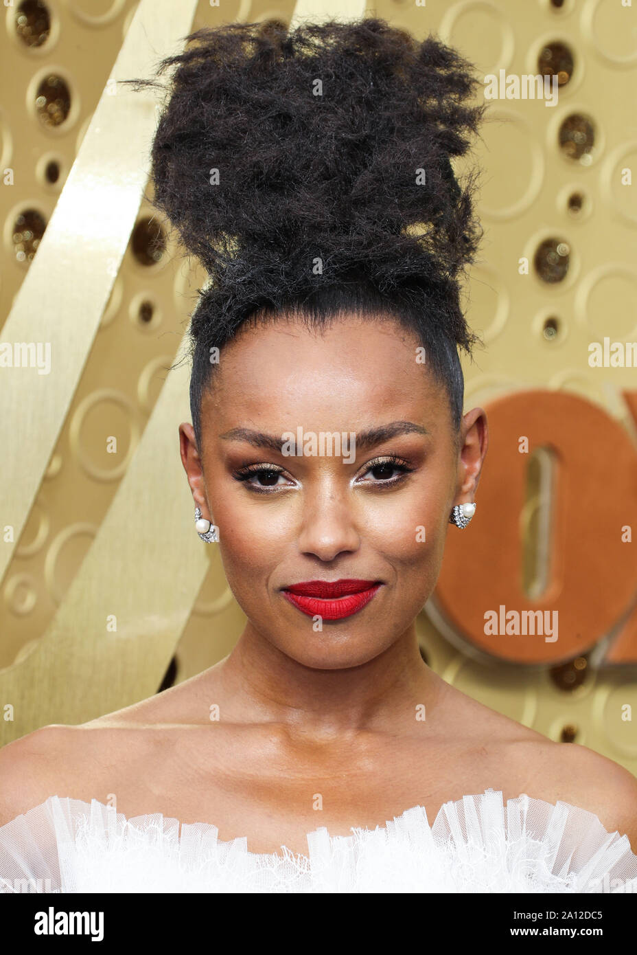 LOS ANGELES, CALIFORNIA, USA - SEPTEMBER 22: Melanie Liburd arrives at ...