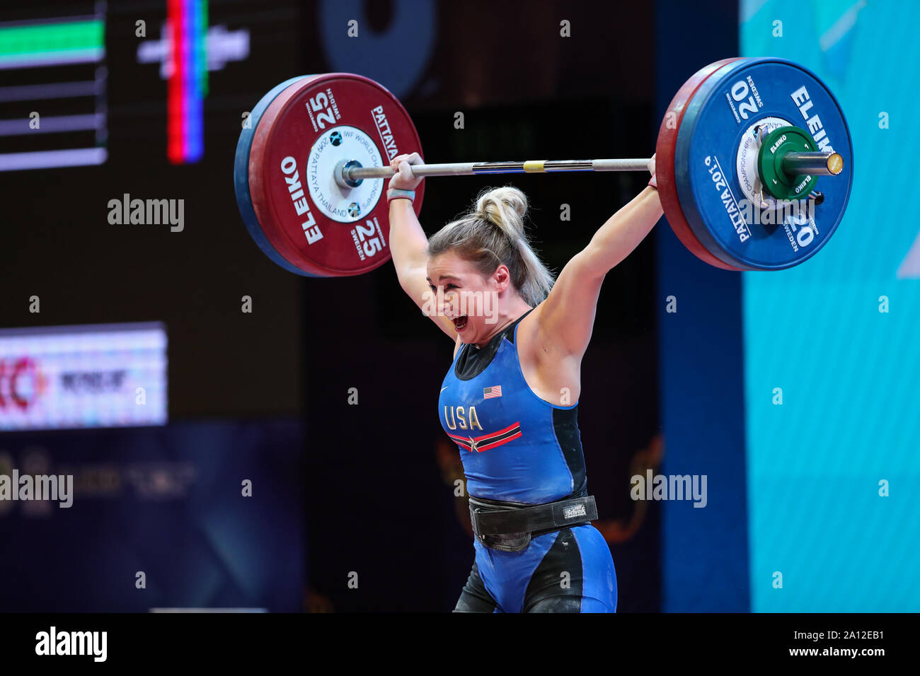 Pattaya, Thailand. 23rd Sep, 2019. Katherine Nye of the United States ...
