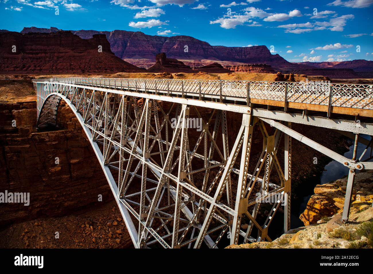 Marble Canyon Bridge Arizona / USA Stock Photo - Alamy