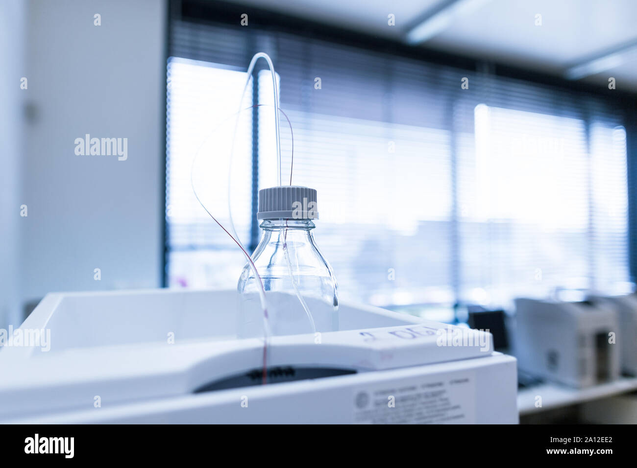 Chemistry lab (shallow DOF; color toned image Stock Photo - Alamy