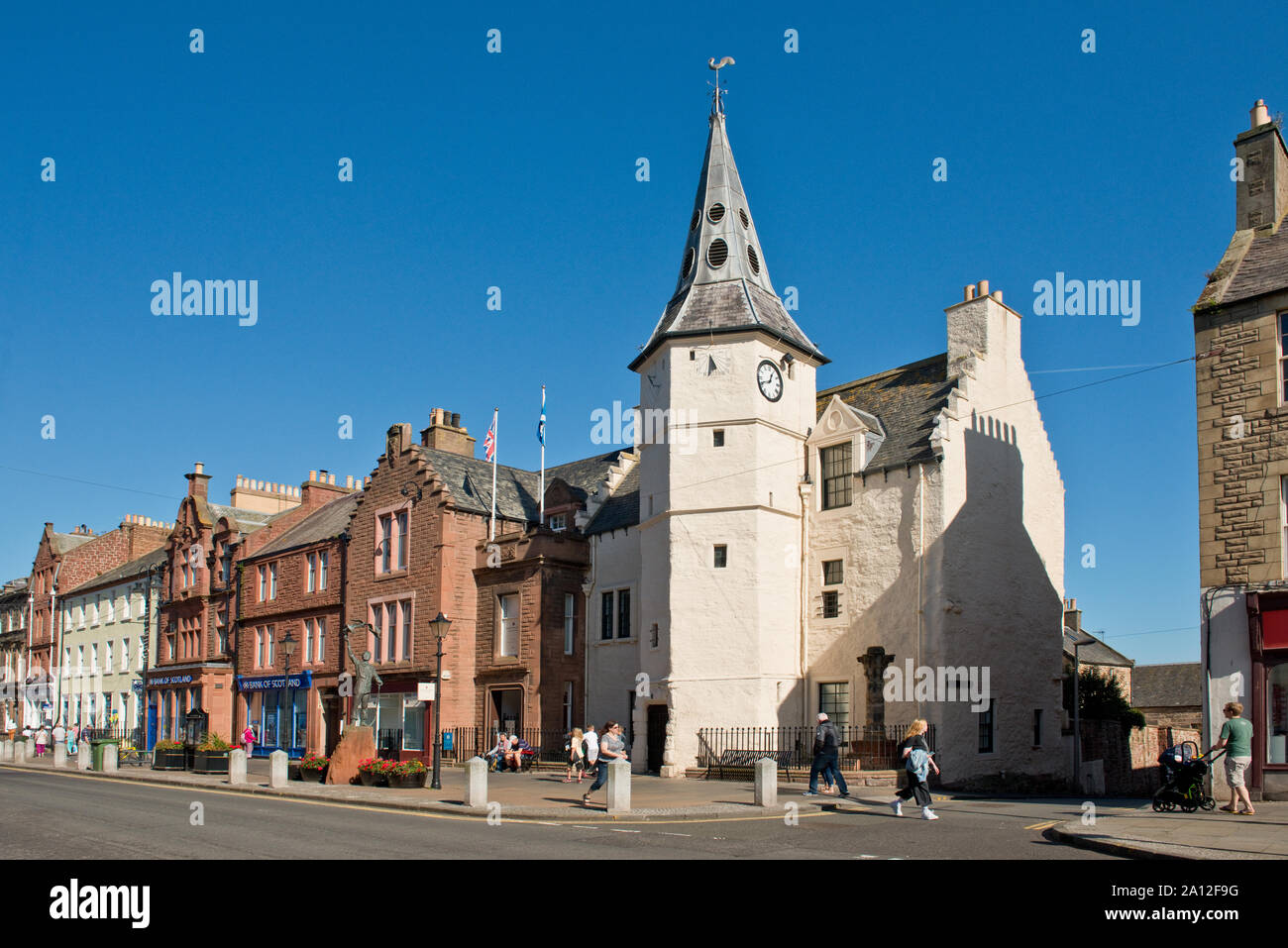Dunbar Town House Museum and Gallery. High Street, Dunbar, Scotland ...