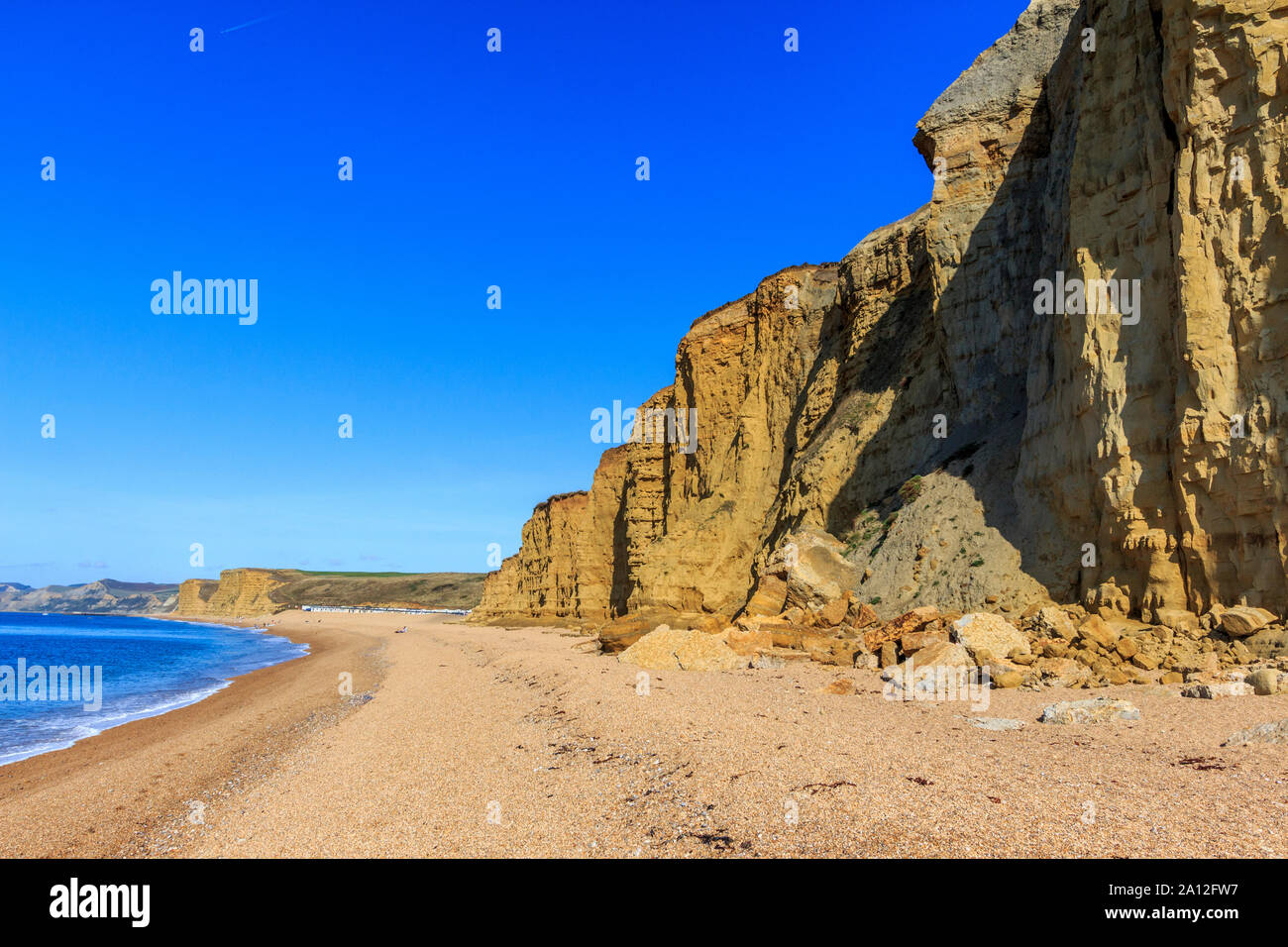 hive beach sandstone cliff falls, danger,near west bay coast resort ...