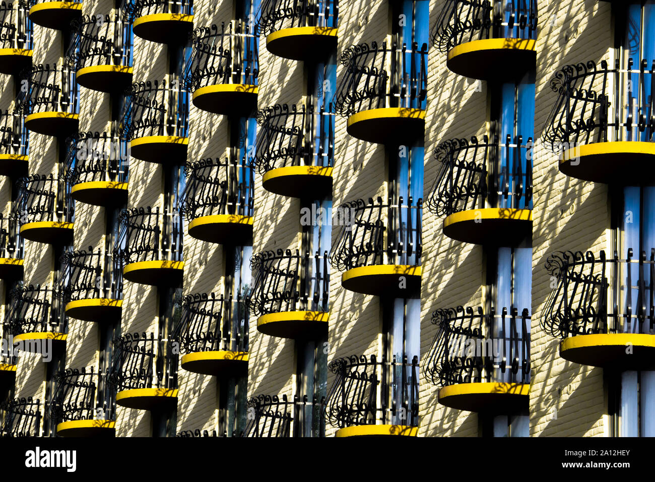 Black circular balcony hi-res stock photography and images - Alamy