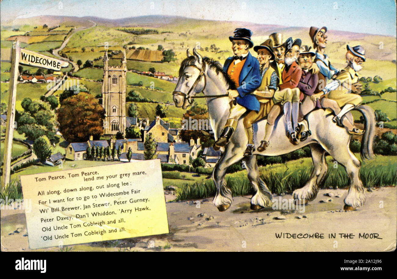 Very old postcards for the collectors Stock Photo - Alamy