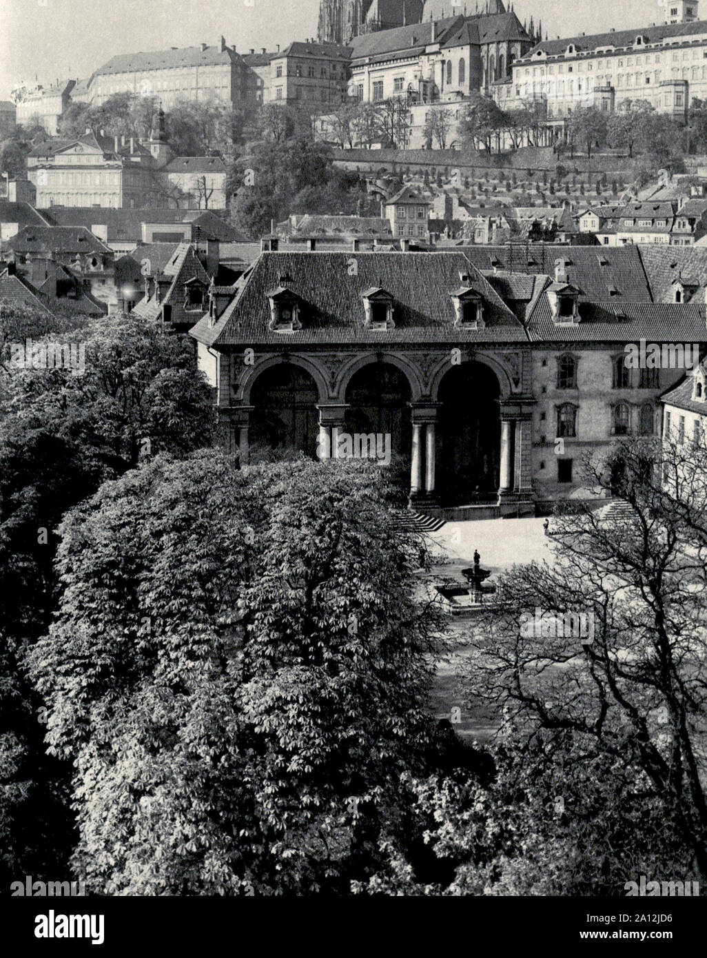 CZECHOSLOVAKIA, Prague 1961: Photograph showing architecture of prague ...