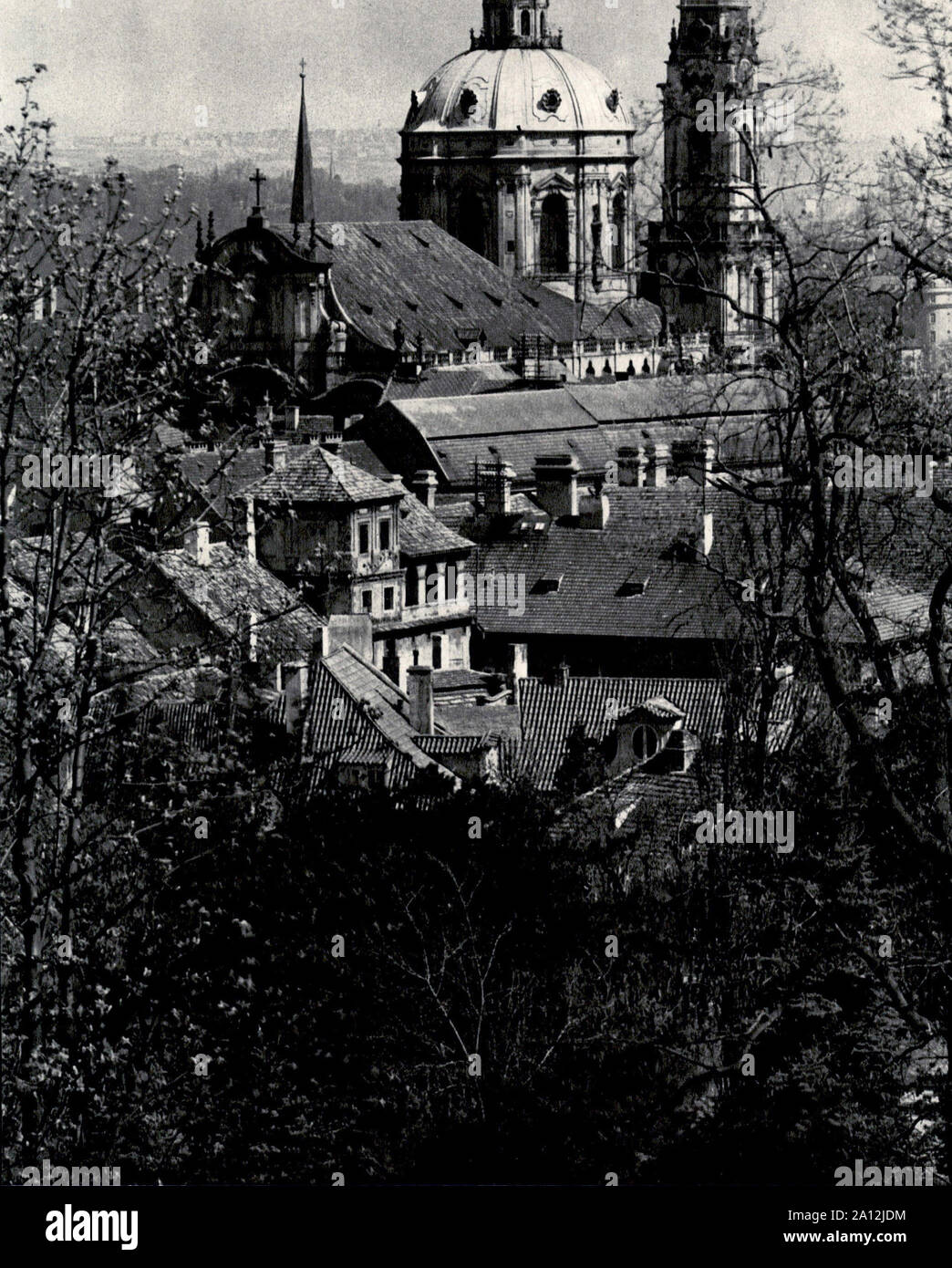 CZECHOSLOVAKIA, Prague 1961: Photograph showing architecture of prague ...