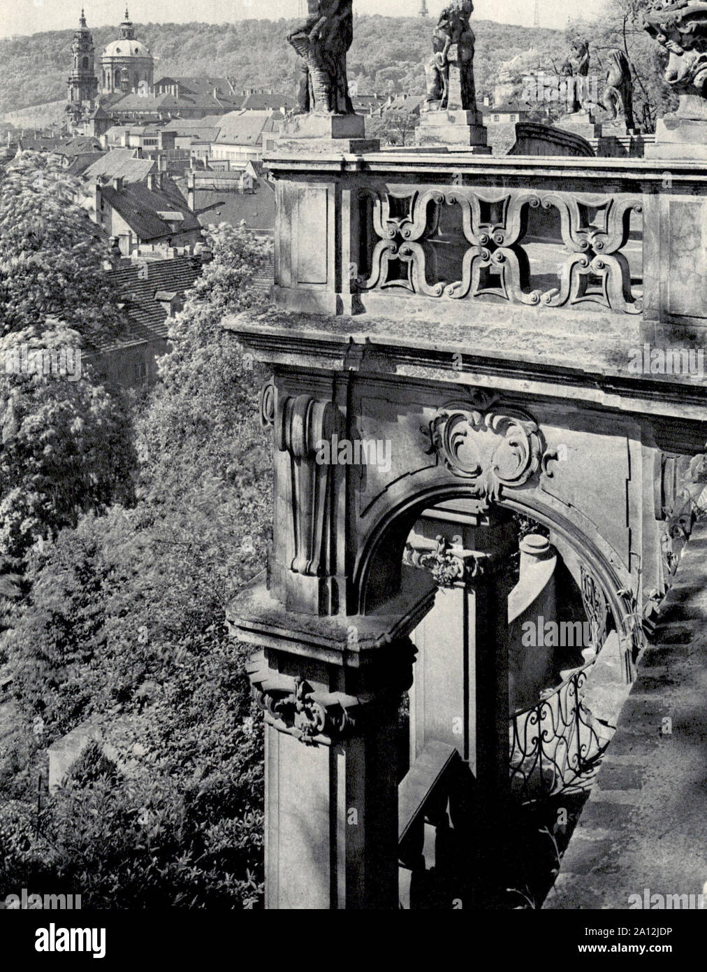 CZECHOSLOVAKIA, Prague 1961: Photograph showing architecture of prague ...