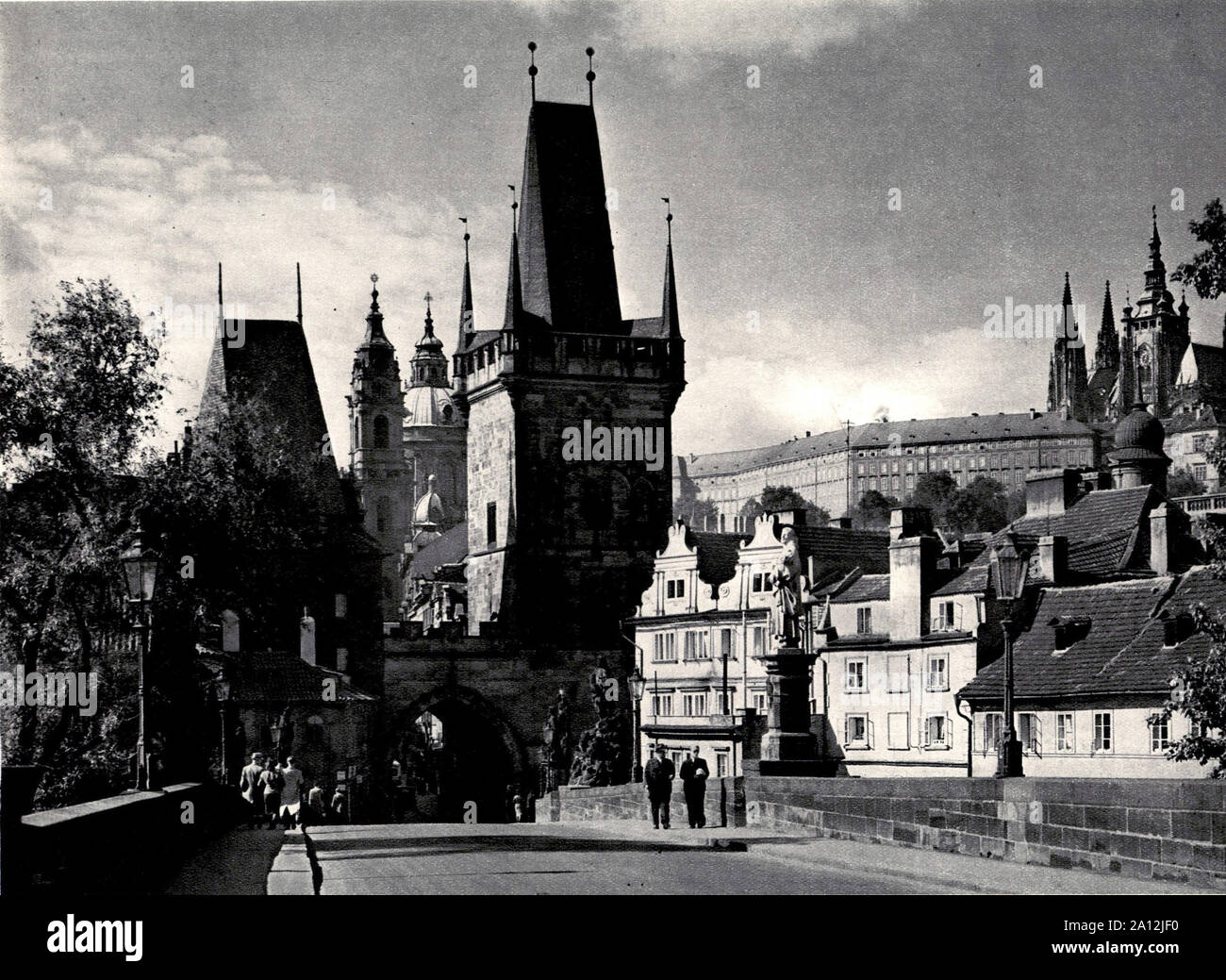 CZECHOSLOVAKIA, Prague 1961: Photograph showing architecture of prague ...