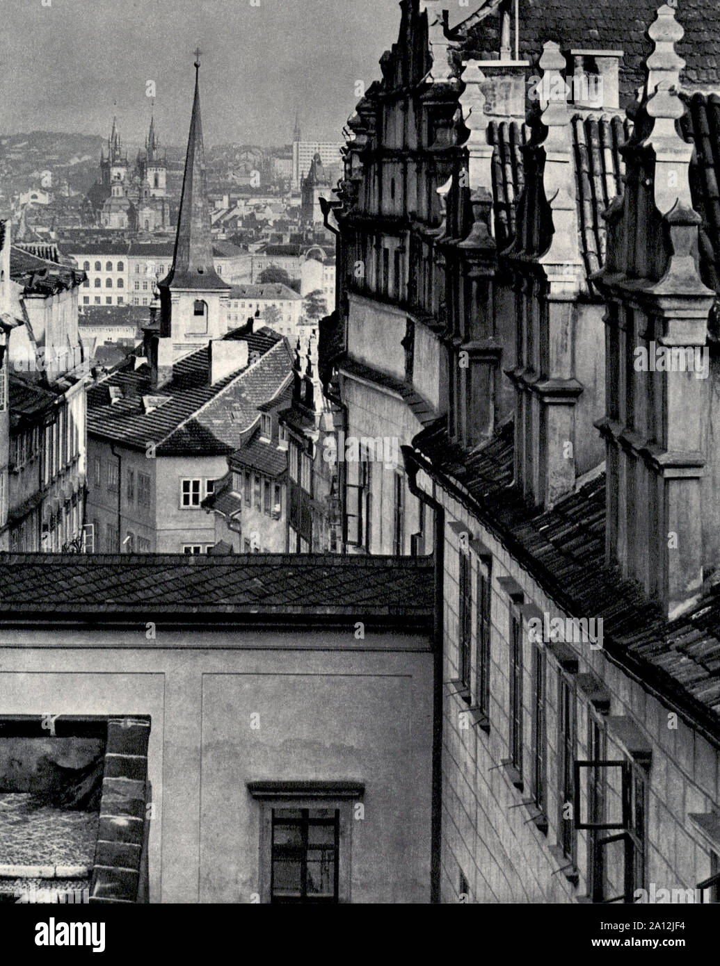 CZECHOSLOVAKIA, Prague 1961: Photograph showing architecture of prague ...