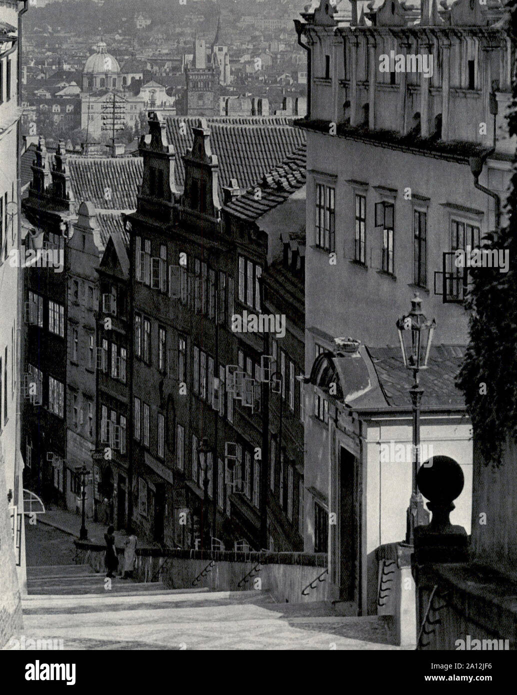 CZECHOSLOVAKIA, Prague 1961: Photograph showing architecture of prague ...