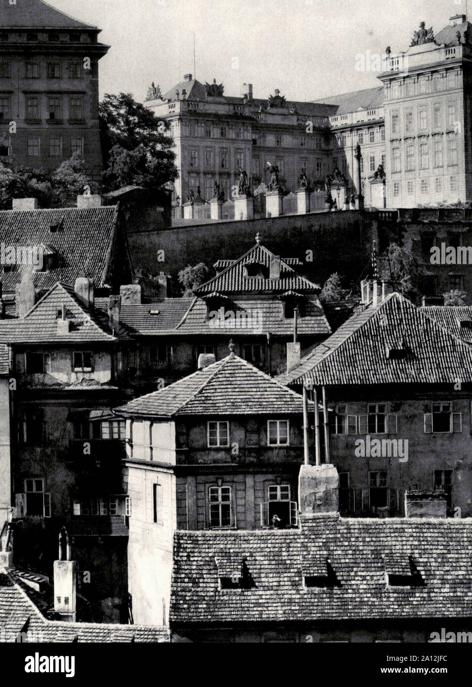 CZECHOSLOVAKIA, Prague 1961: Photograph showing architecture of prague ...