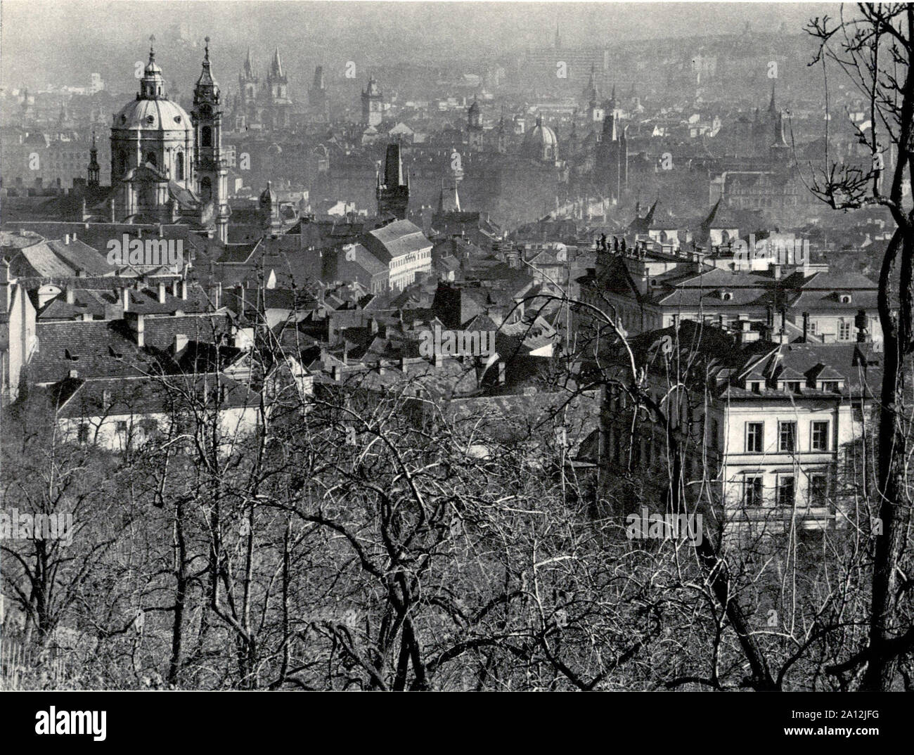 CZECHOSLOVAKIA, Prague 1961: Photograph showing architecture of prague ...
