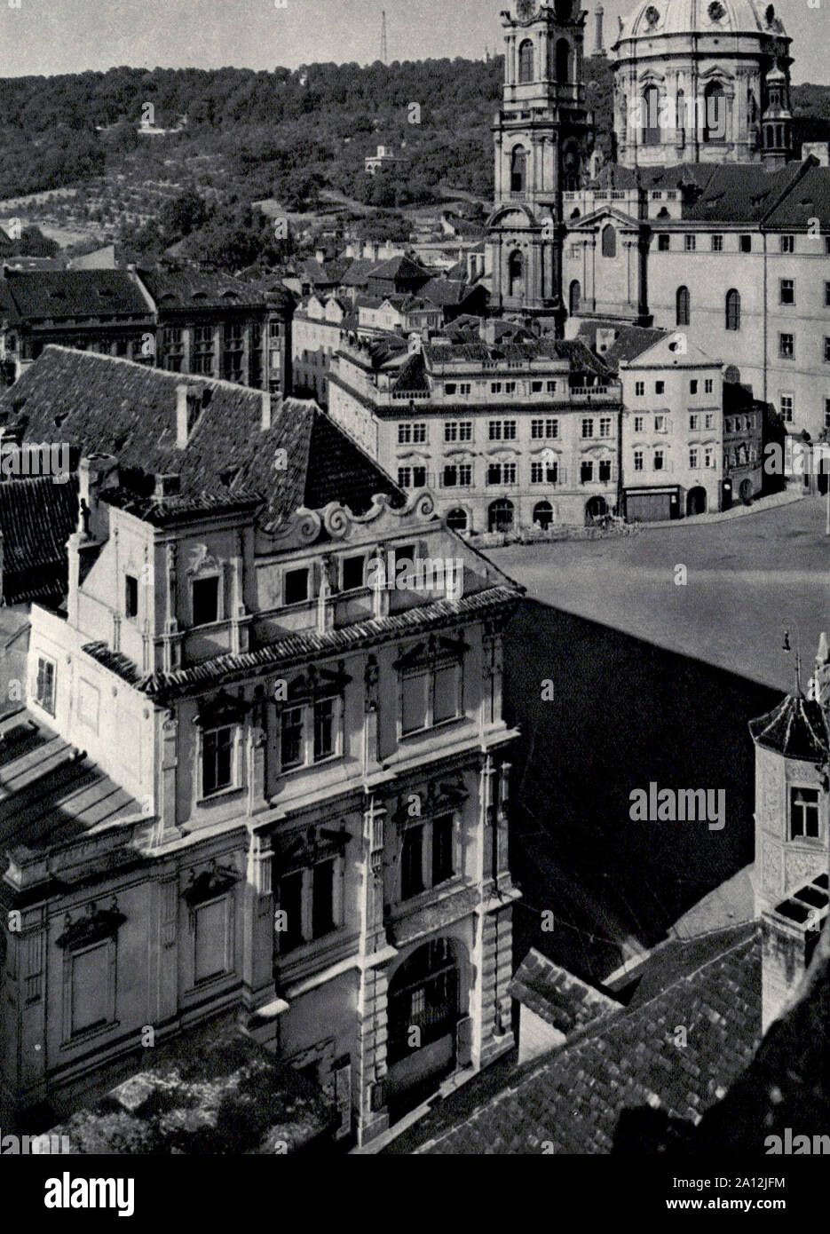 CZECHOSLOVAKIA, Prague 1961: Photograph showing architecture of prague ...