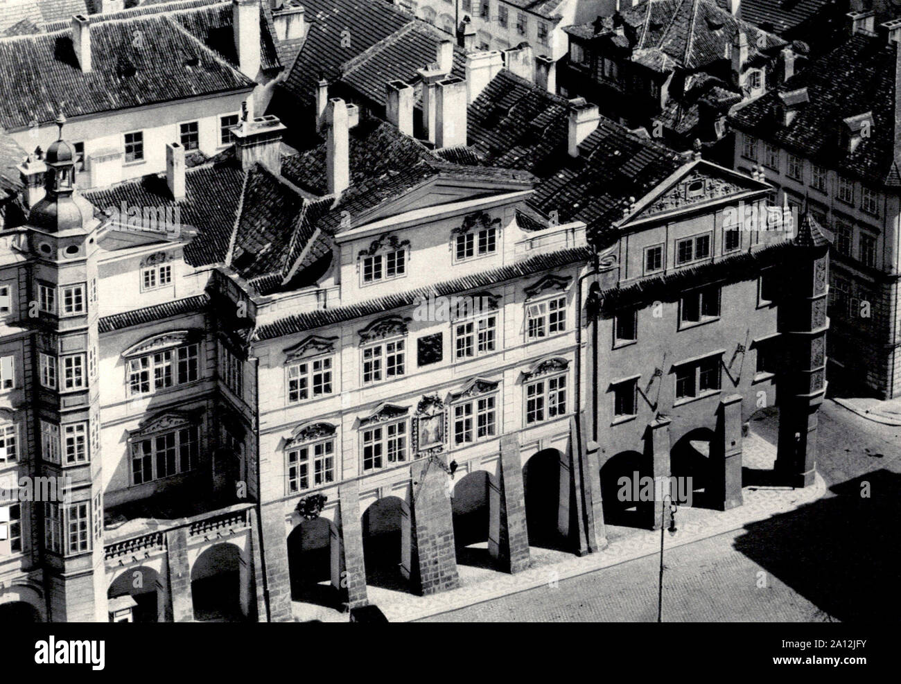 CZECHOSLOVAKIA, Prague 1961: Photograph showing architecture of prague ...
