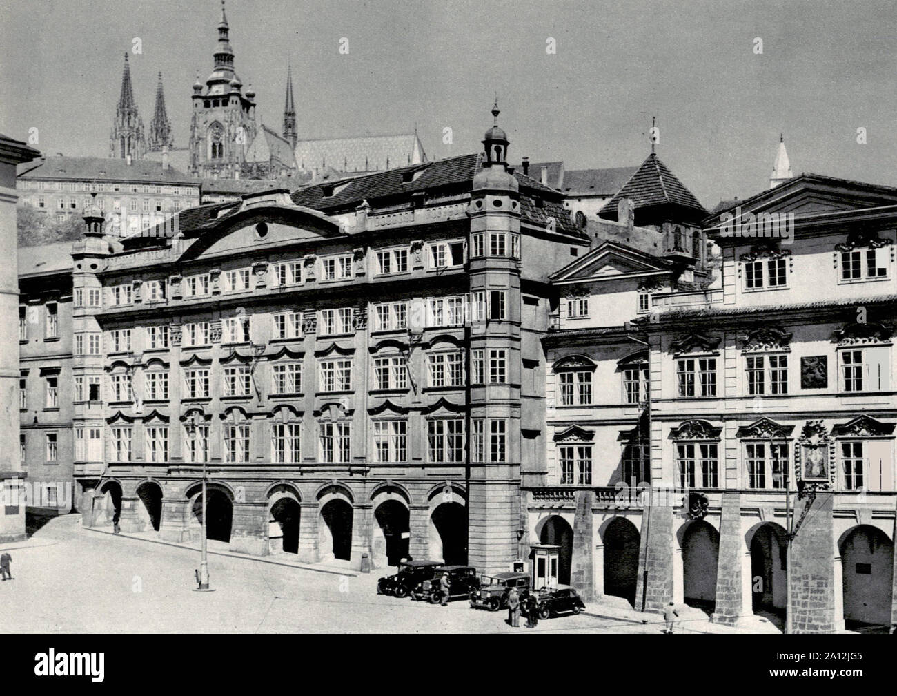 CZECHOSLOVAKIA, Prague 1961: Photograph showing architecture of prague ...