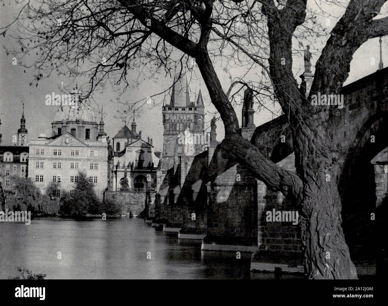 CZECHOSLOVAKIA, Prague 1961: Photograph showing architecture of prague ...