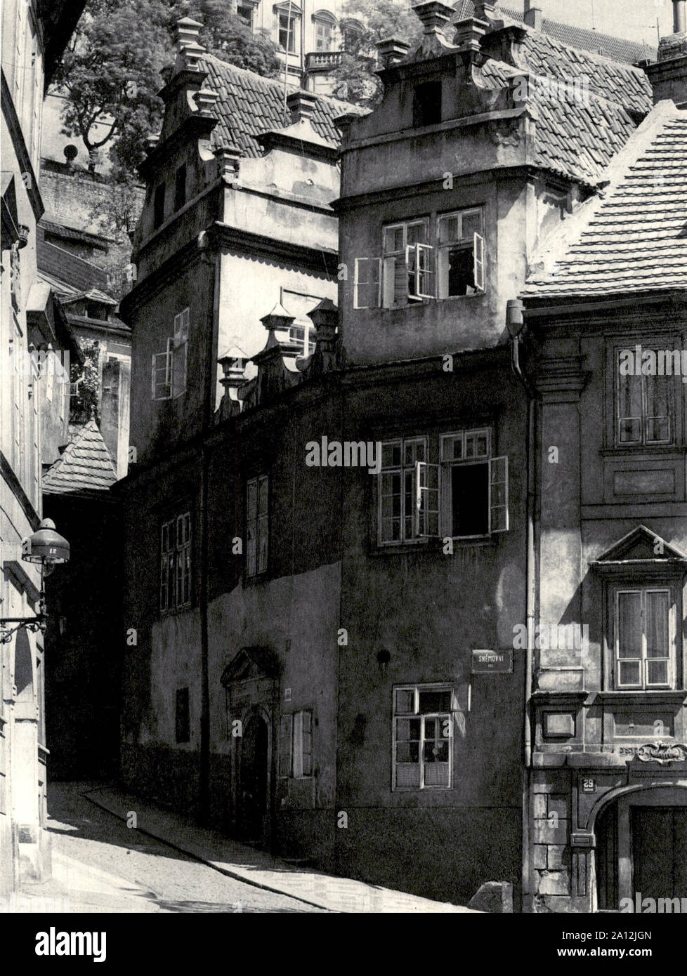 CZECHOSLOVAKIA, Prague 1961: Photograph showing architecture of prague ...