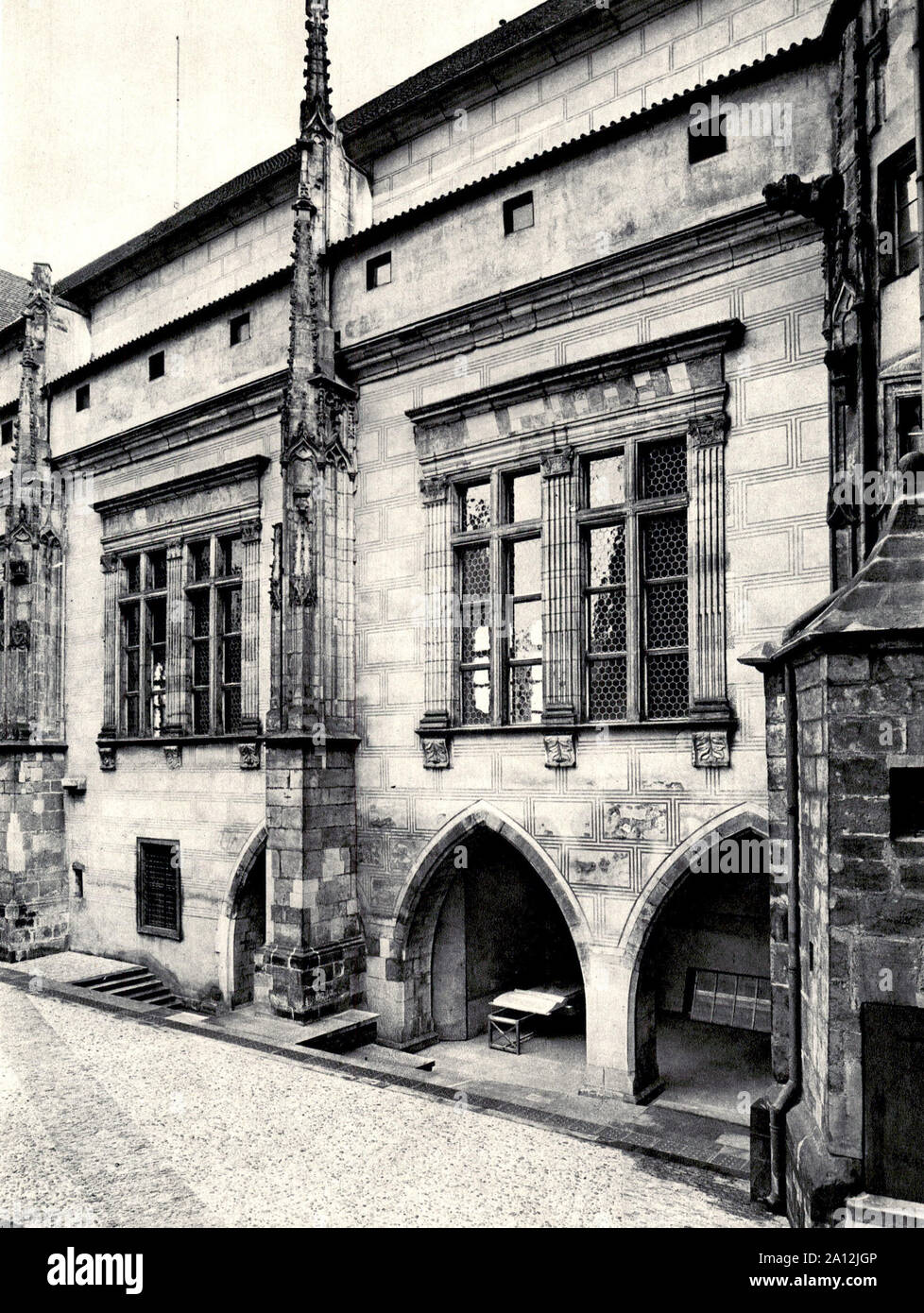 CZECHOSLOVAKIA, Prague 1961: Photograph showing architecture of prague ...