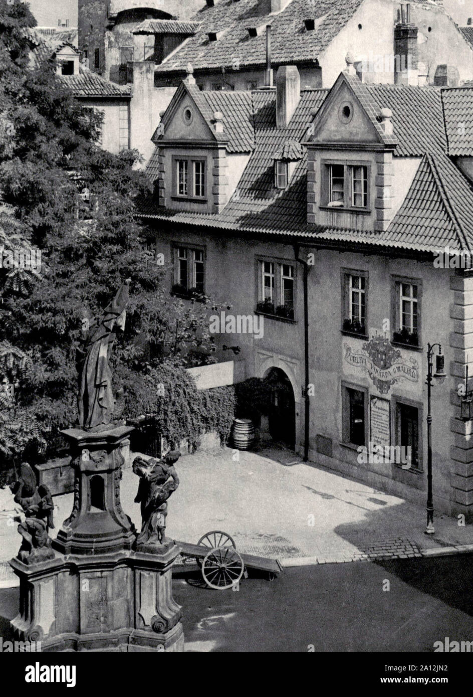 CZECHOSLOVAKIA, Prague 1961: Photograph showing architecture of prague ...