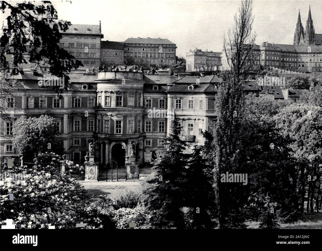 CZECHOSLOVAKIA, Prague 1961: Photograph showing architecture of prague ...