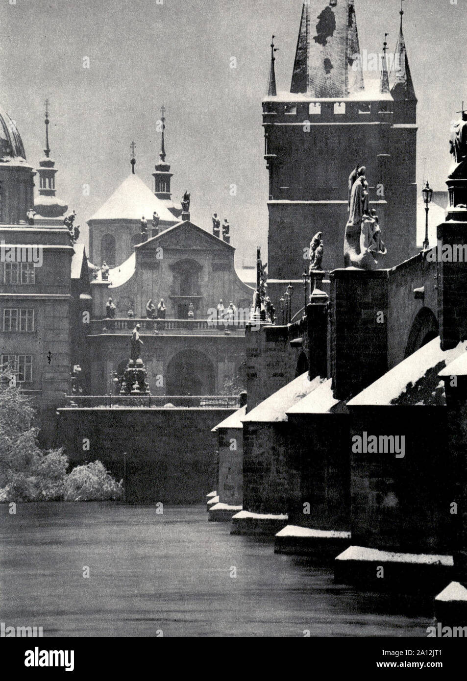 CZECHOSLOVAKIA, Prague 1961: Photograph showing architecture of prague ...