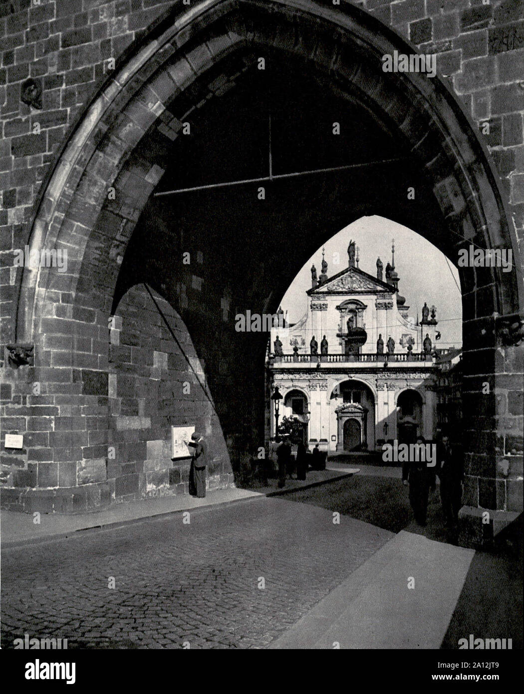 CZECHOSLOVAKIA, Prague 1961: Photograph showing architecture of prague ...