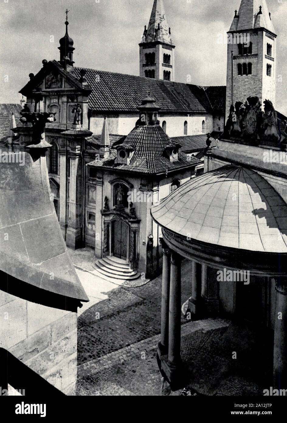 CZECHOSLOVAKIA, Prague 1961: Photograph showing architecture of prague ...