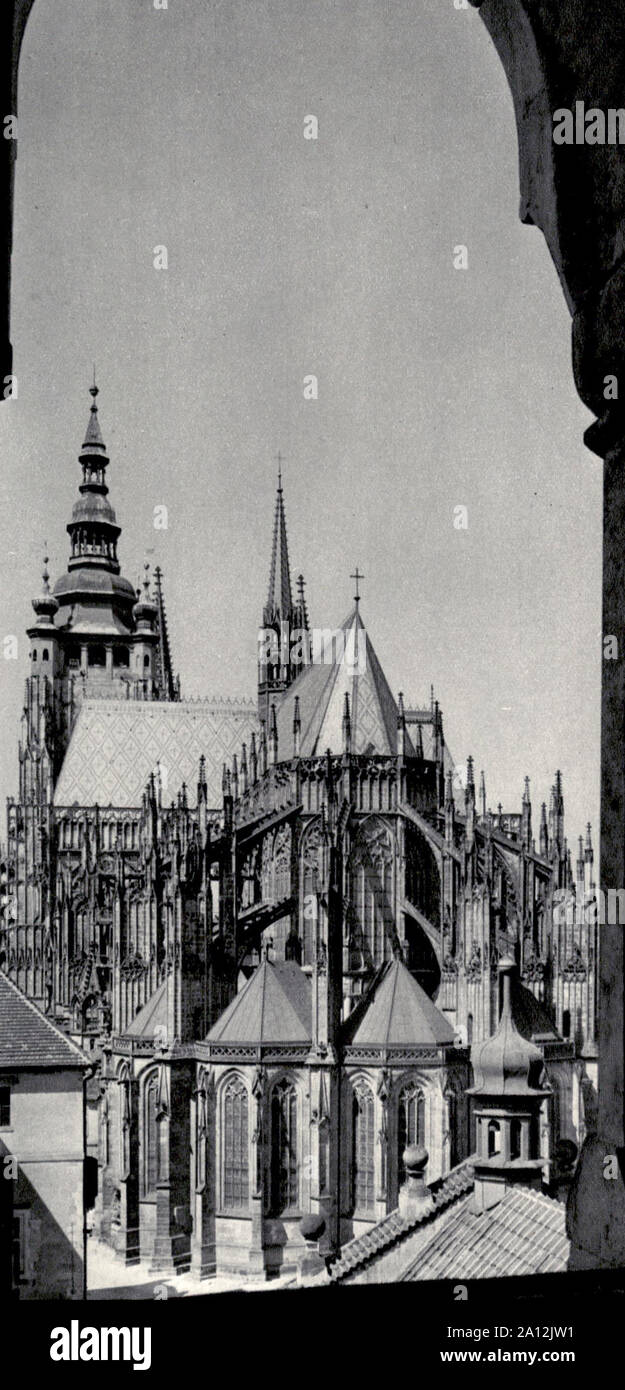 CZECHOSLOVAKIA, Prague 1961: Photograph showing architecture of prague ...