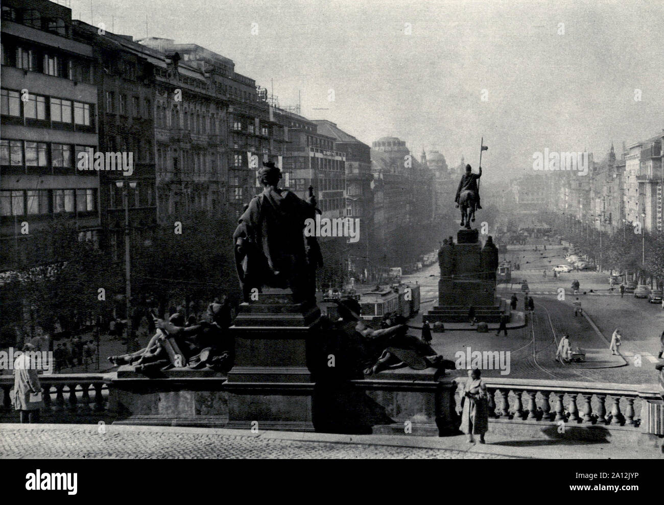CZECHOSLOVAKIA, Prague 1961: Photograph showing architecture of prague ...