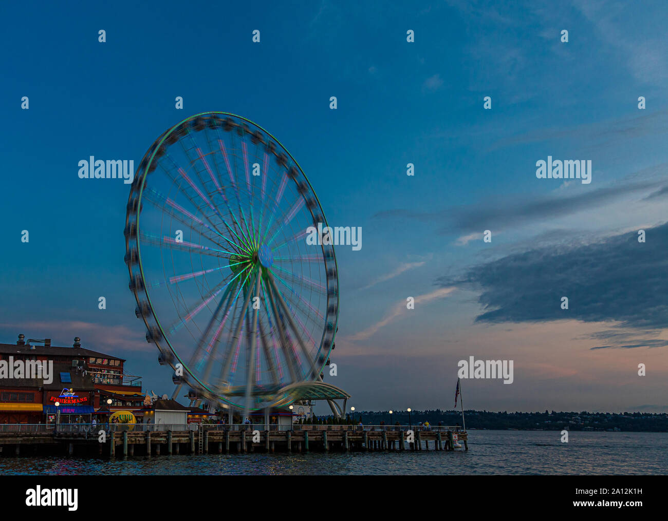 The Great Wheel in Motion Stock Photo - Alamy
