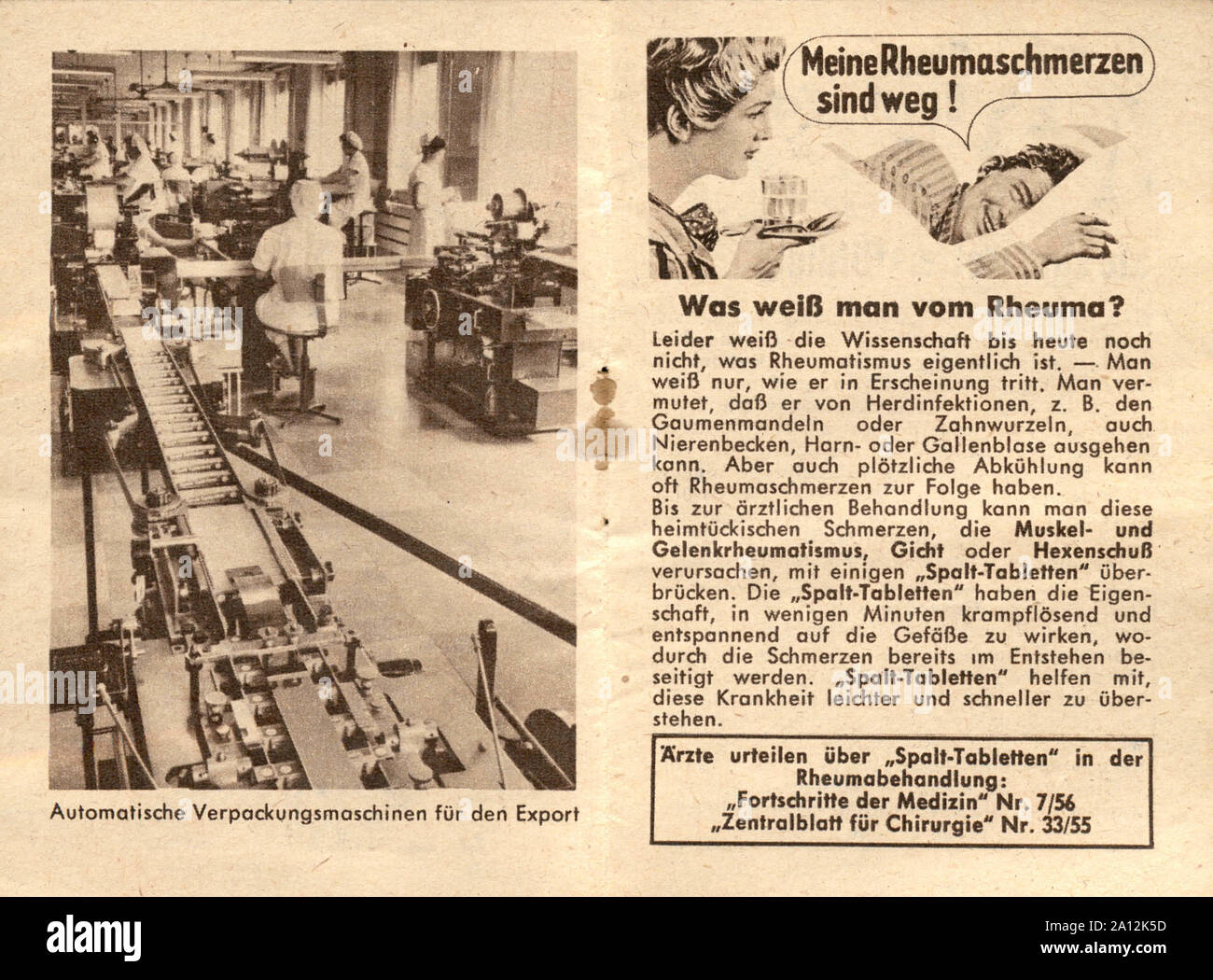 Spalt-tablet, analgesic, invented by Leo Maximilian Baginski in 1932 ...