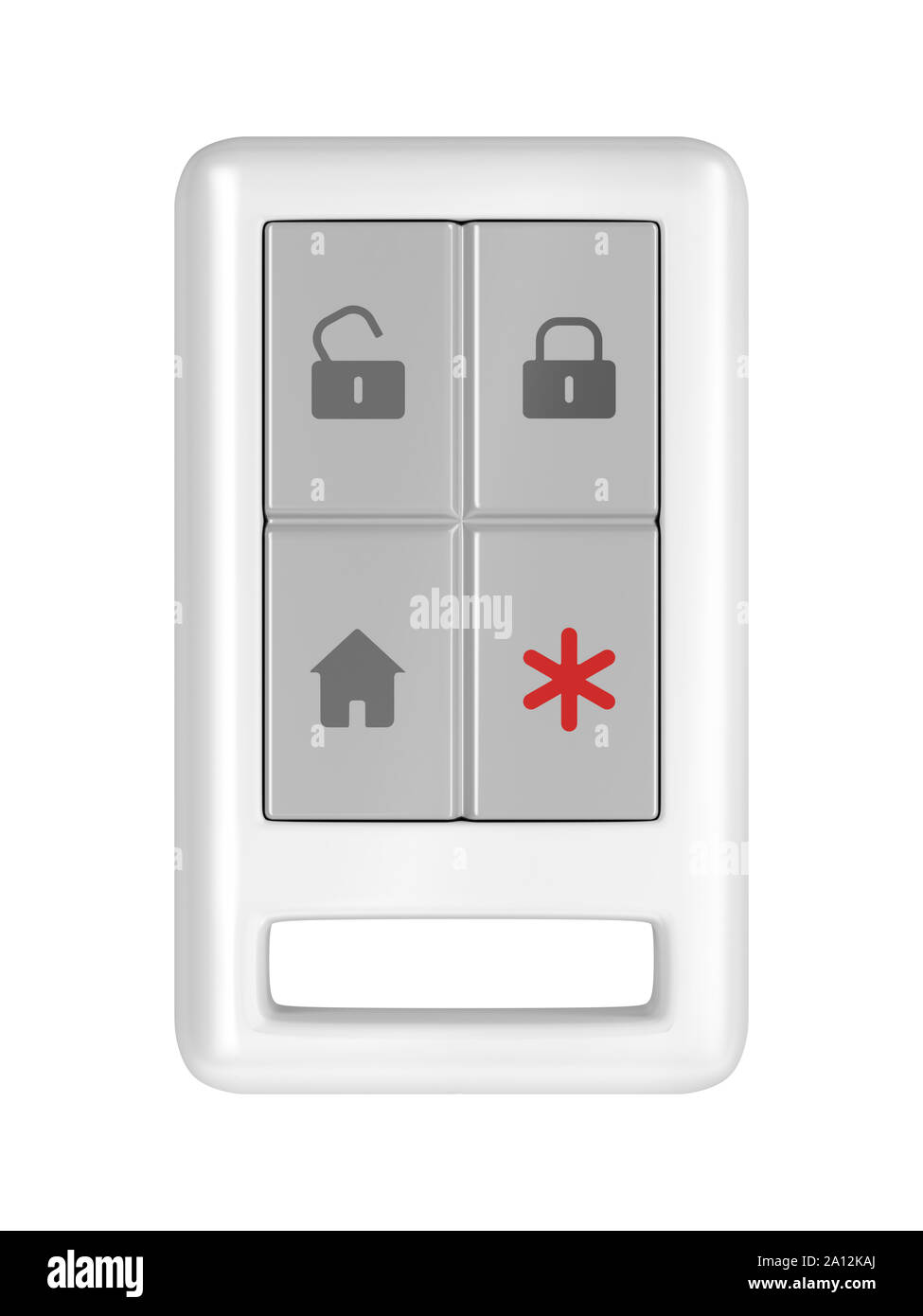 Remote control for the home alarm system Stock Photo - Alamy