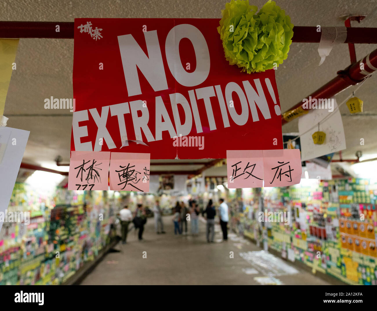 Pro democracy and anti extradition law protests slogans and posters in ...