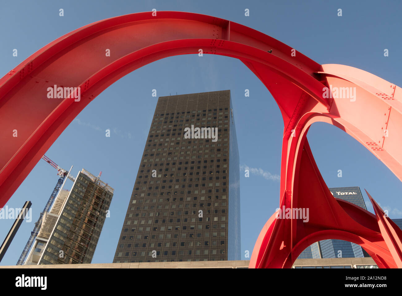 Paris, France - Sept 2, 2019: "Araignee Rouge" (Red Spider) sculpture ...