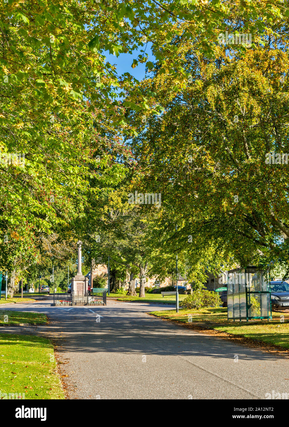 CAIRN CATTOCH WALK OR TRAIL ARCHIESTOWN MORAY SCOTLAND START OF WALK ...
