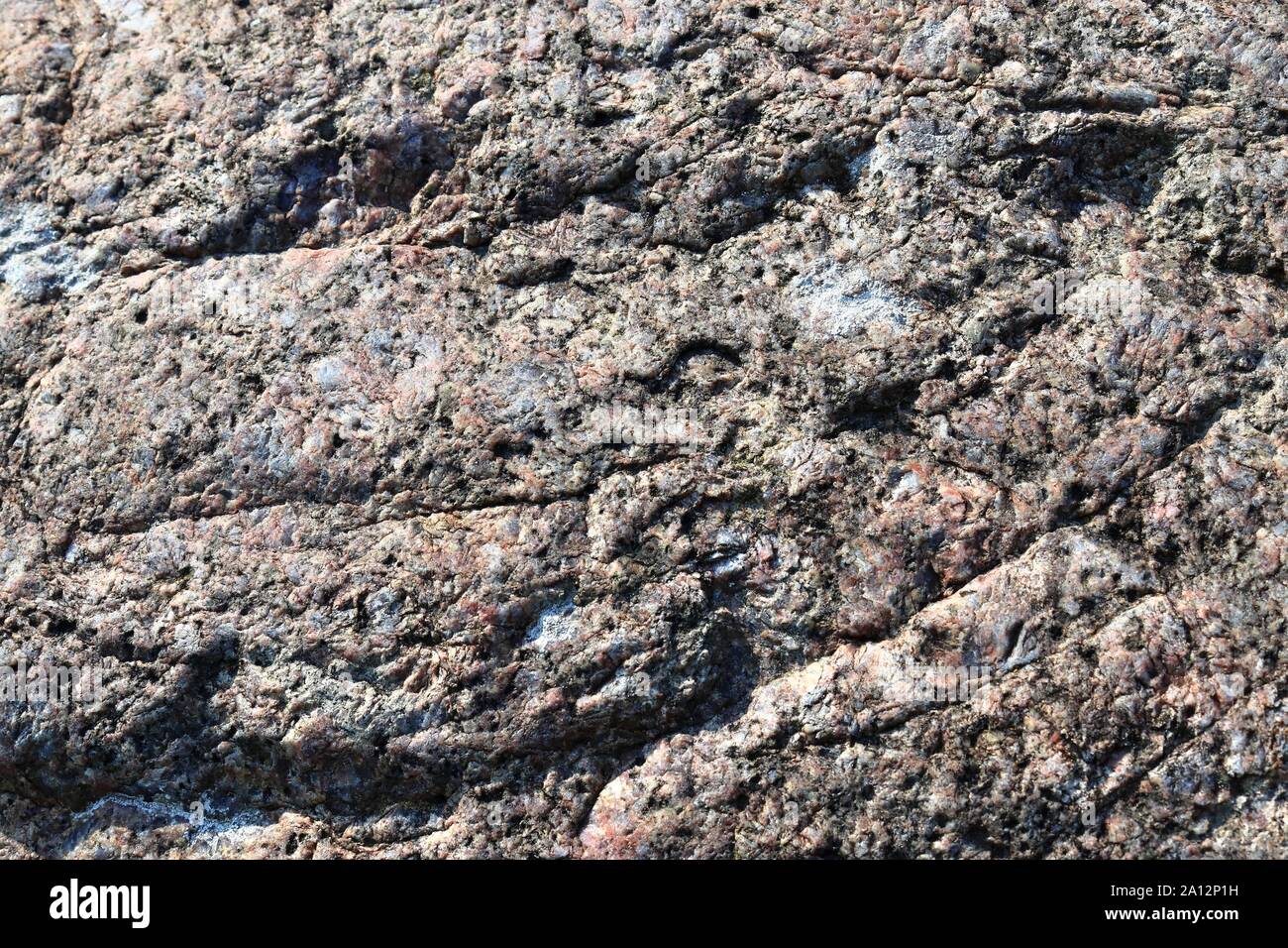 Granite stone texture in a detailed close of view in high resolution ...