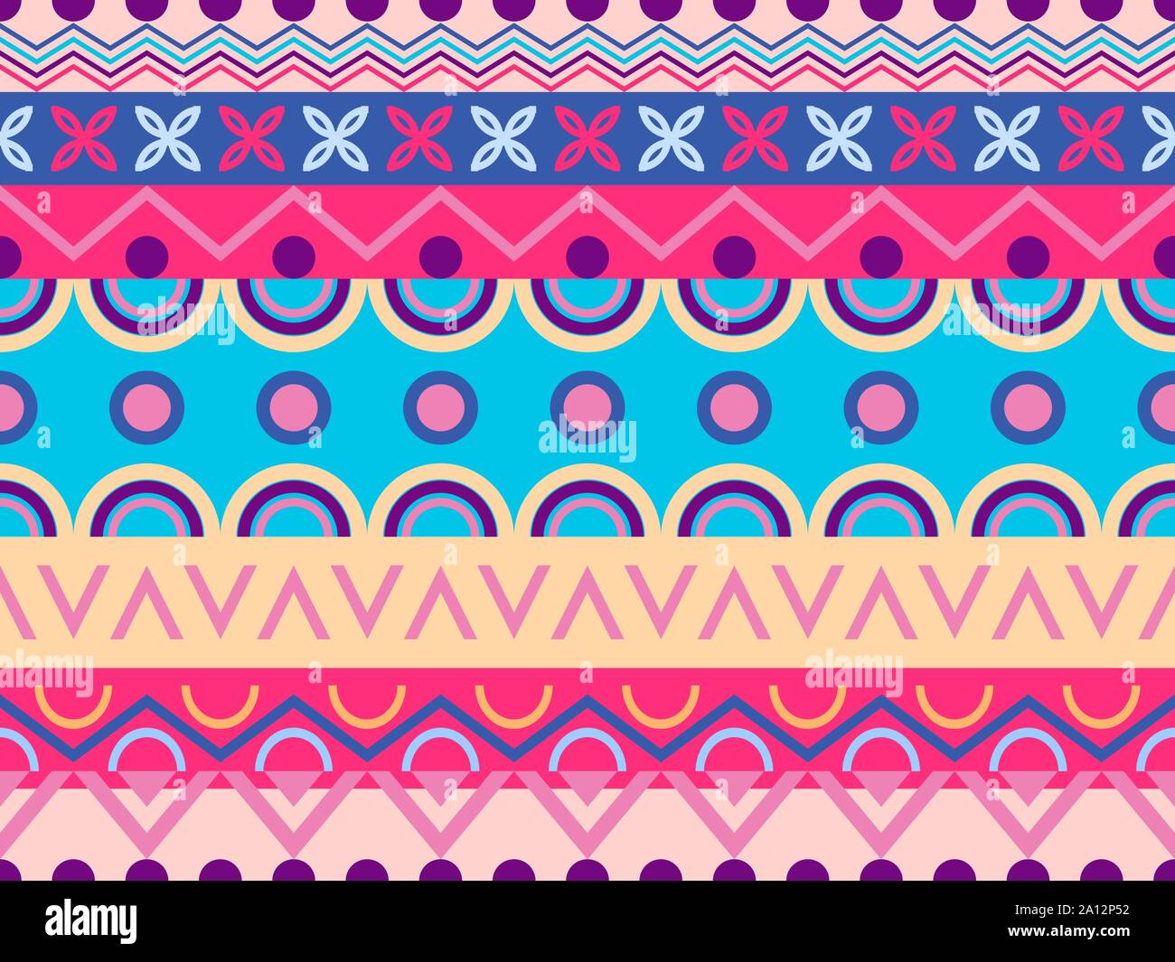 Ethnic seamless pattern. Tribal textiles, hippie fashion style for ...