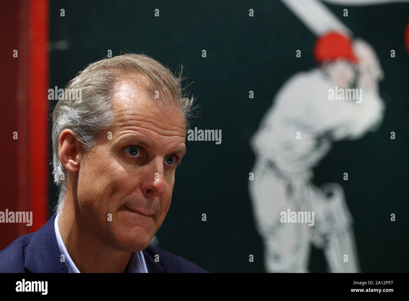 National Selector Ed Smith during the squad announcement at Lords ...